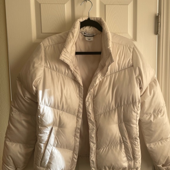 Columbia | Jackets & Coats | Columbia Womens Offwhite Puffer Jacket ...